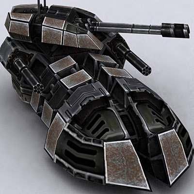 Vehicles :: Sci-Fi hover tanks